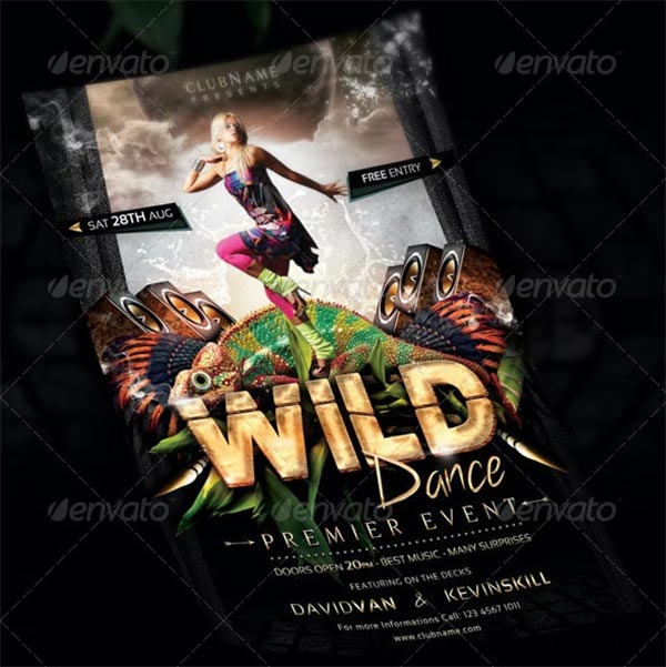 Dance Flyer Template - 25+ Free & Premium Flyers Download